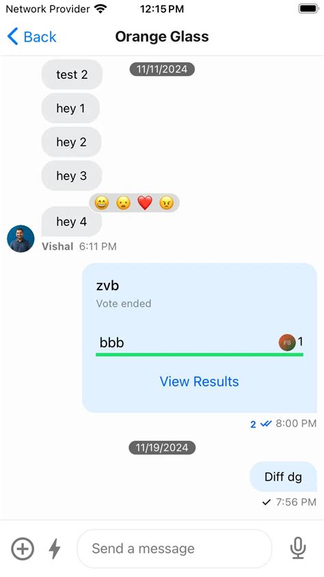 Customize Message Reactions React Native Chat Messaging Docs
