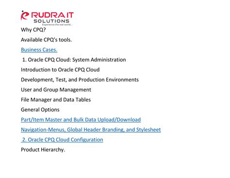 oracle cpq online training pdf