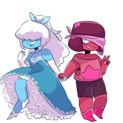 Ruby And Sapphire And Steven Universe On Pinterest