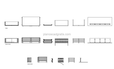 Taburete Moderno Bloque De Autocad Planos Cad Gratis