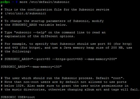 Subsonic On Raspberry Pi Its Full Of Stars