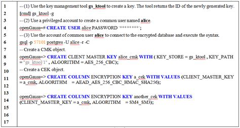 basic use of the fully encrypted database r opengauss