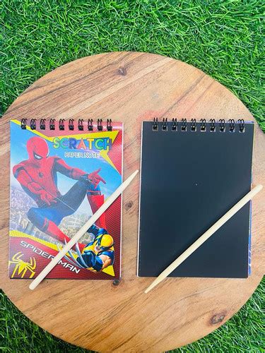 Spider Man Scratch Sheets Wisdom Stationary