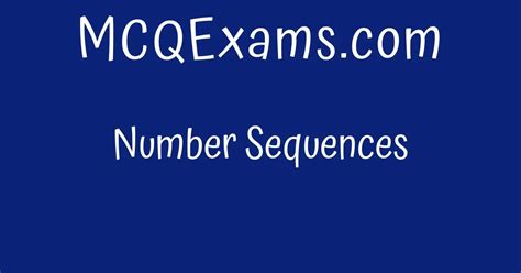 Number Sequences