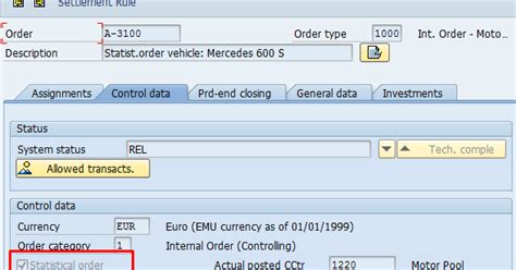 SAP FI CO MM Real And Statistical Posting In SAP Controlling