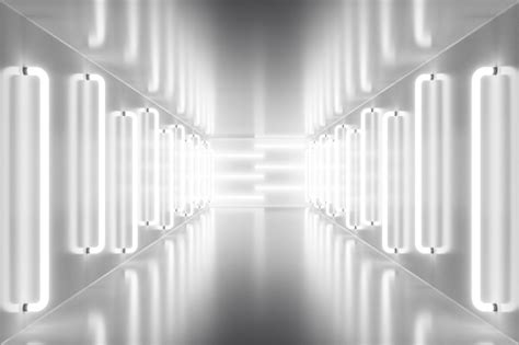 3d 렌더링 추상 룸 인테리어 네온 조명입니다 미래 건축 배경입니다 디자인 프로젝트에 대 한 모형 비어 있음에 대한 스톡 사진 및 기타 이미지 Istock