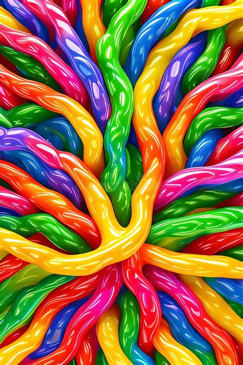 A Microscopic Look At The Intricate Neural Pathways Of The Brain Stock