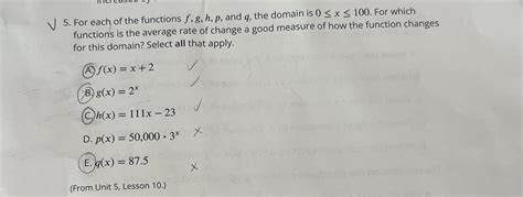 solved for each of the functions f g h p ﻿and q ﻿the