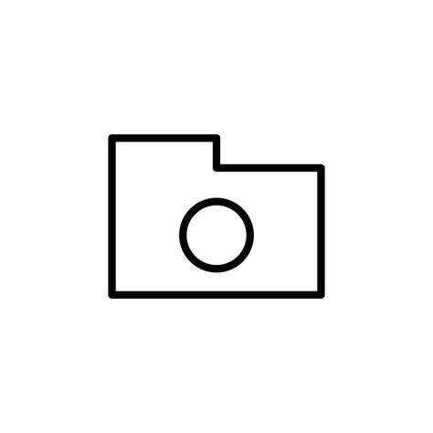 Folder Icon With Outline Style Vector Art At Vecteezy