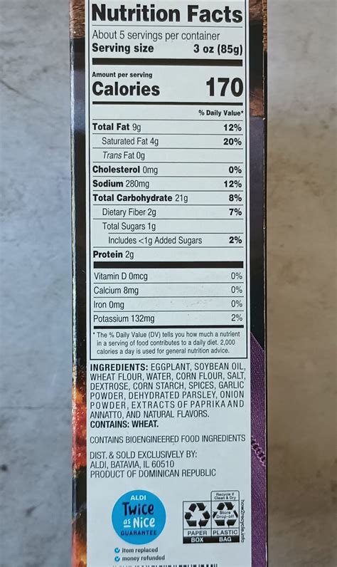 Seasons Choice Eggplant Cutlets Aldi Reviewer