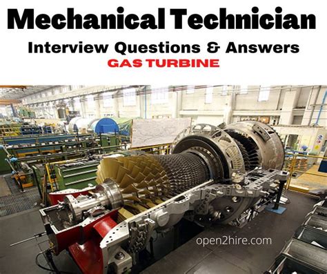 Mechanical Technician Interview Questions Answers Gas Turbine
