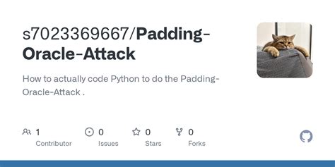 Github S7023369667padding Oracle Attack How To Actually Code Python