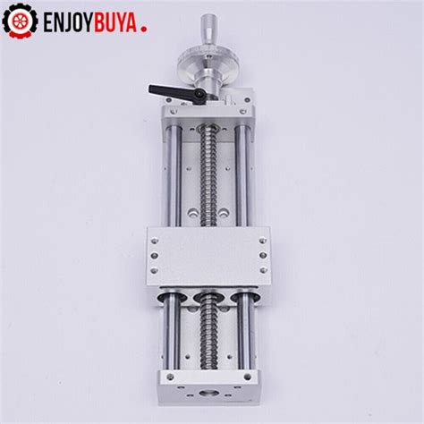 16 Manual Sliding Table Cnc Slide Ballscrew Linear Stage Actuator Module 400mm Ebay