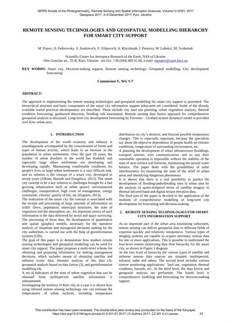 Pdf Remote Sensing Technologies And Geospatial Modelling Dokumen Tips
