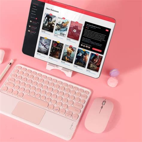 12 Inch Wireless Bluetooth Touchpad Keyboard Mouse For Ipad Samsung Huawei Lenovo Android