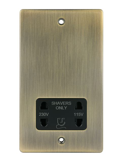 Niglon D Dvss Abb 115230v Shaver Socket Antique Brass Etc Electrical