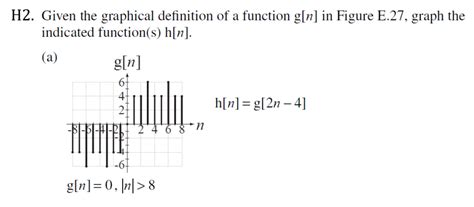 Solved 12 Given The Graphical Definition Of A Function G N