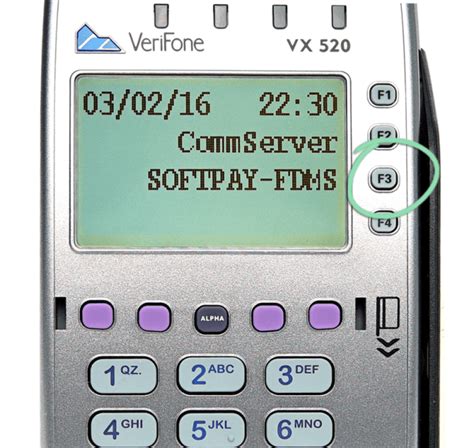 Setting Up The Verifone Vx 520 Terminal Step By Step Directions