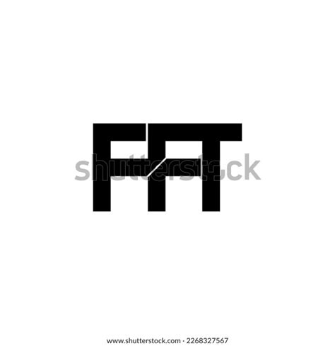 Fft Typography Letter Monogram Logo Design Stock Vector Royalty Free 2268327567 Shutterstock