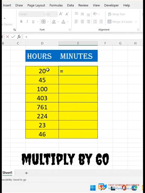 convert hours into minutes excel exceltips exceltricks trending
