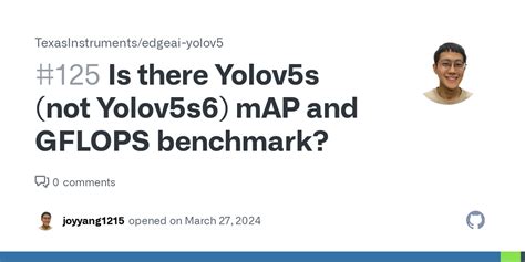 Is There Yolov S Not Yolov S MAP And GFLOPS Benchmark Issue TexasInstruments Edgeai