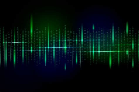 free vector stream of binary code design