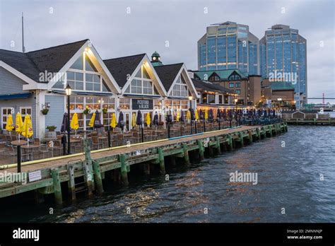 Halifax Boardwalk At Night
