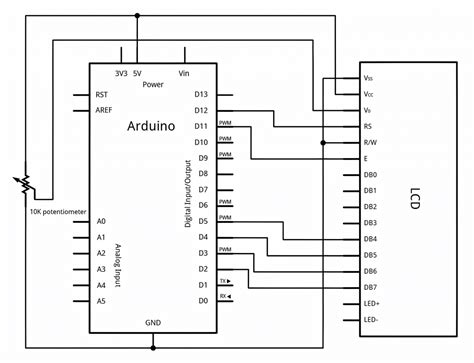 I2c Lcd Circuit Diagram Circuit Diagram