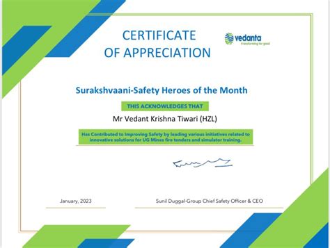 Vedant Tiwari On Linkedin Thrilled To Share With You All That My Contributions Towards
