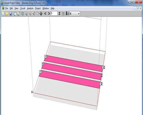 Two Dimensional View Of Coplanar Waveguide Download Scientific Diagram