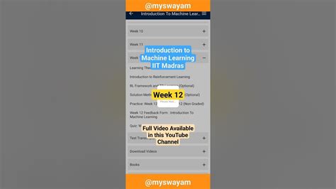 Week 12 Introduction To Machine Learning Iit Madras Nptel Assignment Solved Swayam