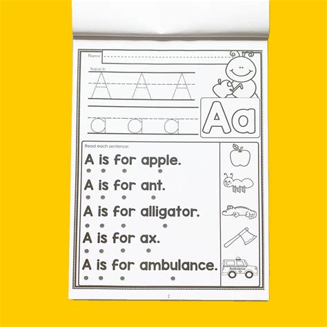 三合一幼儿英语自然拼读26个字母大小写笔顺涂色描红书写练习册 虎窝淘