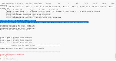 why this error hitting diveregence detected in amg solver temperature