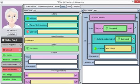 the linked conceptual computational interface for modeling agent