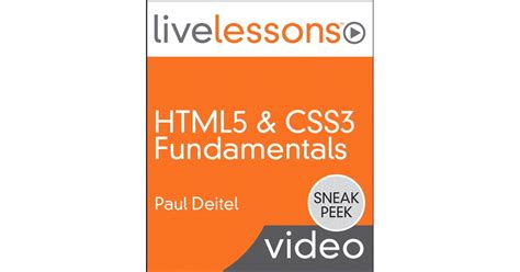 External Style Sheet Html5 And Css3 Fundamentals Livelessons Sneak Peek Video Training Video