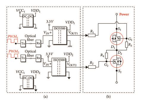 Electric Diagram Of Bi Sw A Buffer Circuit And B Power Module Circuit Download