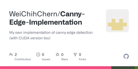 Github Weichihchern Canny Edge Implementation My Own Implementation Of Canny Edge Detection