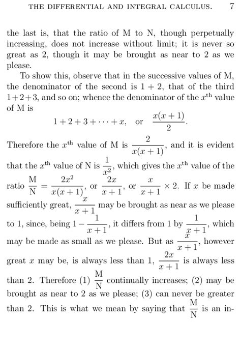 Elementary Illustrations Of The Differential And Integral Calculus