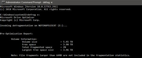 how to defragment external hard disk in windows 10