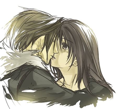 Squall Leonhart And Rinoa Heartilly Final Fantasy And More Drawn By Hinokami Danbooru