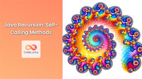 java recursion self calling methods codelucky