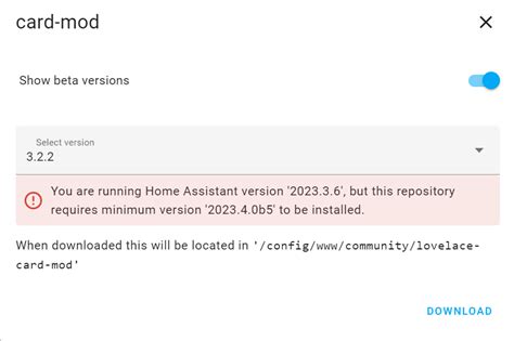 yesterday a new version was released but it was not updated in ha