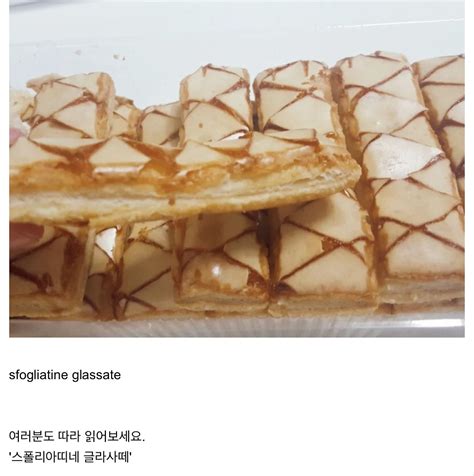 해연갤 ㅌㅆㅍ 펄럭인은 발음을 잘 못한다는 파스타국 단어