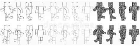 Cubic Game Character Stock Illustrations 378 Cubic Game Character
