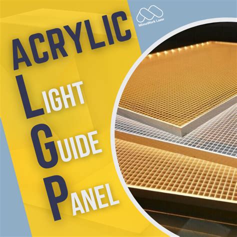 ʻo Ke Kālai ʻana I Ka Laser Acrylic Lgp Light Guide Panel Mimowork