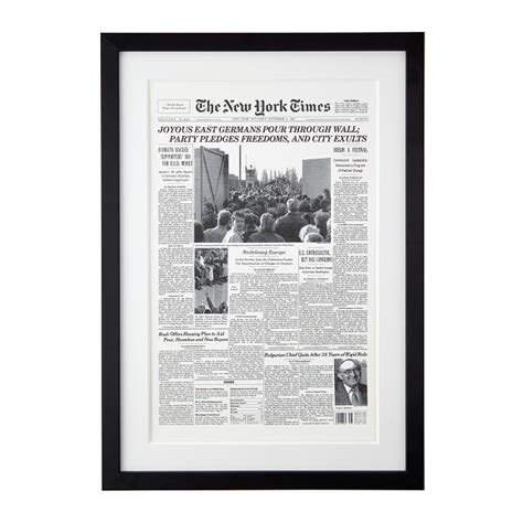 Uncommon Goods | New York Times Custom Front Page Reprint | Birthday News