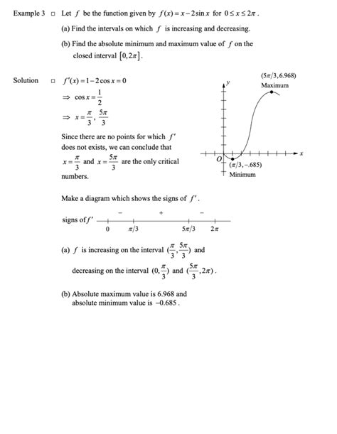 The First Derivative Test And The Extreme Values Of Functions Rivisiontown