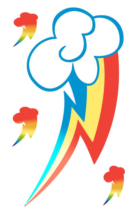 Rainbow Dash New Cutie Mark By Lightglowsentry On Deviantart