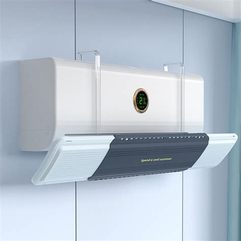 Badu Bg Преграда за климатик Регулируем дефлектор за климатик Охлаждаща се преграда Универсален