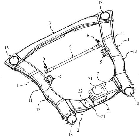 一种全框式前副车架的制作方法